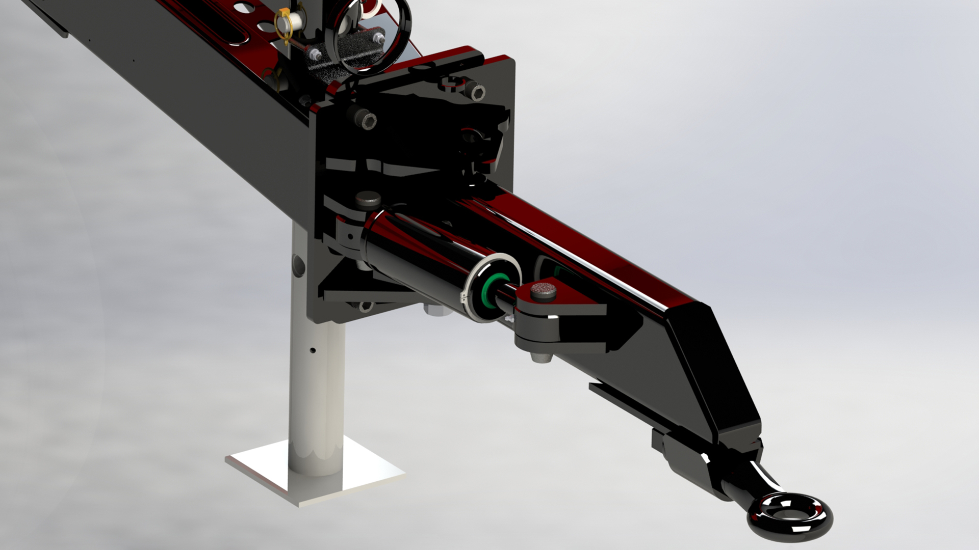 Hydraulically steerable drawbar | ForsMW